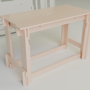 CNC Table DXF File – Flat Pack Furniture – Digital Woodworking Plan - Etsy