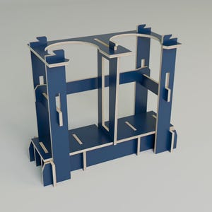 CNC Bin Shelf DXF File – Flat Pack Furniture – Digital Woodworking Plan ...