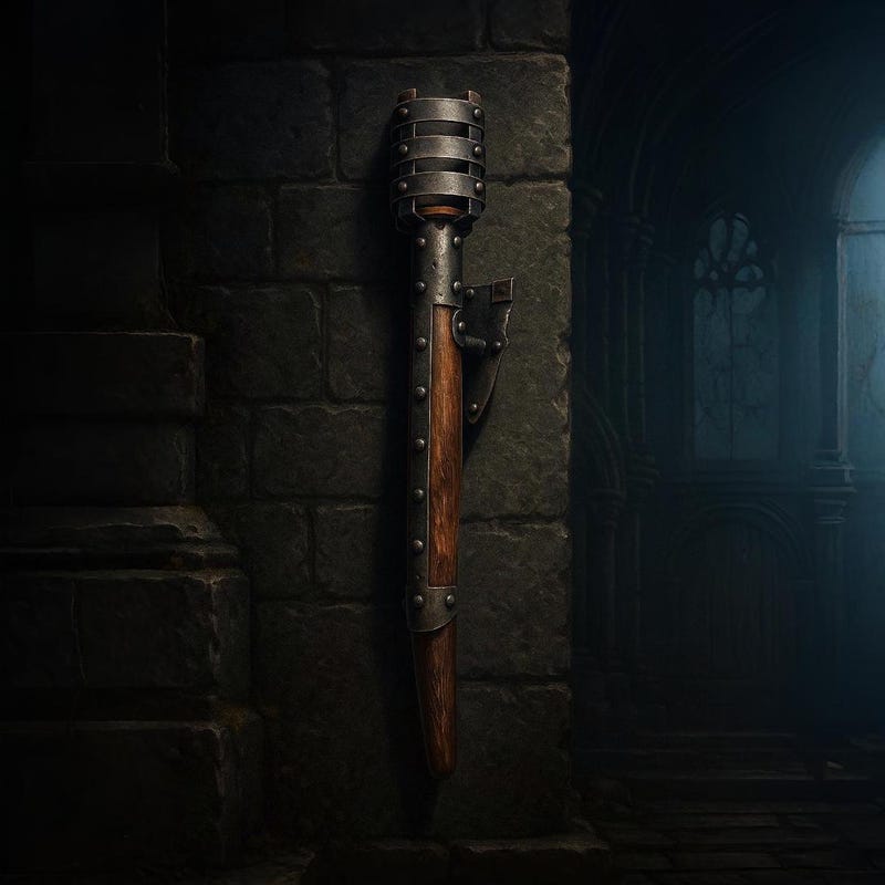 Sconce Wood Torch Lamp - Etsy