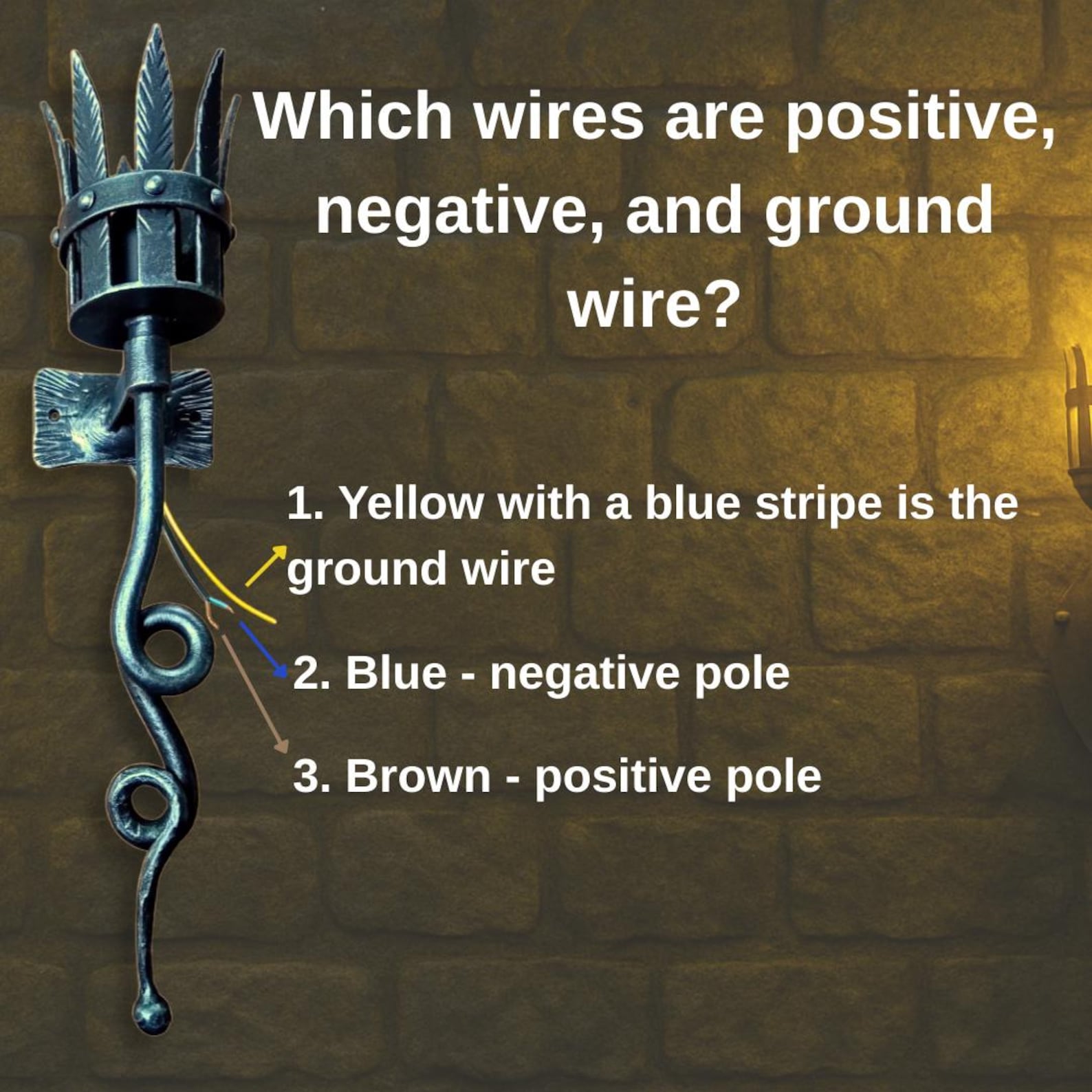 Medieval Lights Dungeon Castle Wall Sconce Iron Torch Lamp Gothic ...