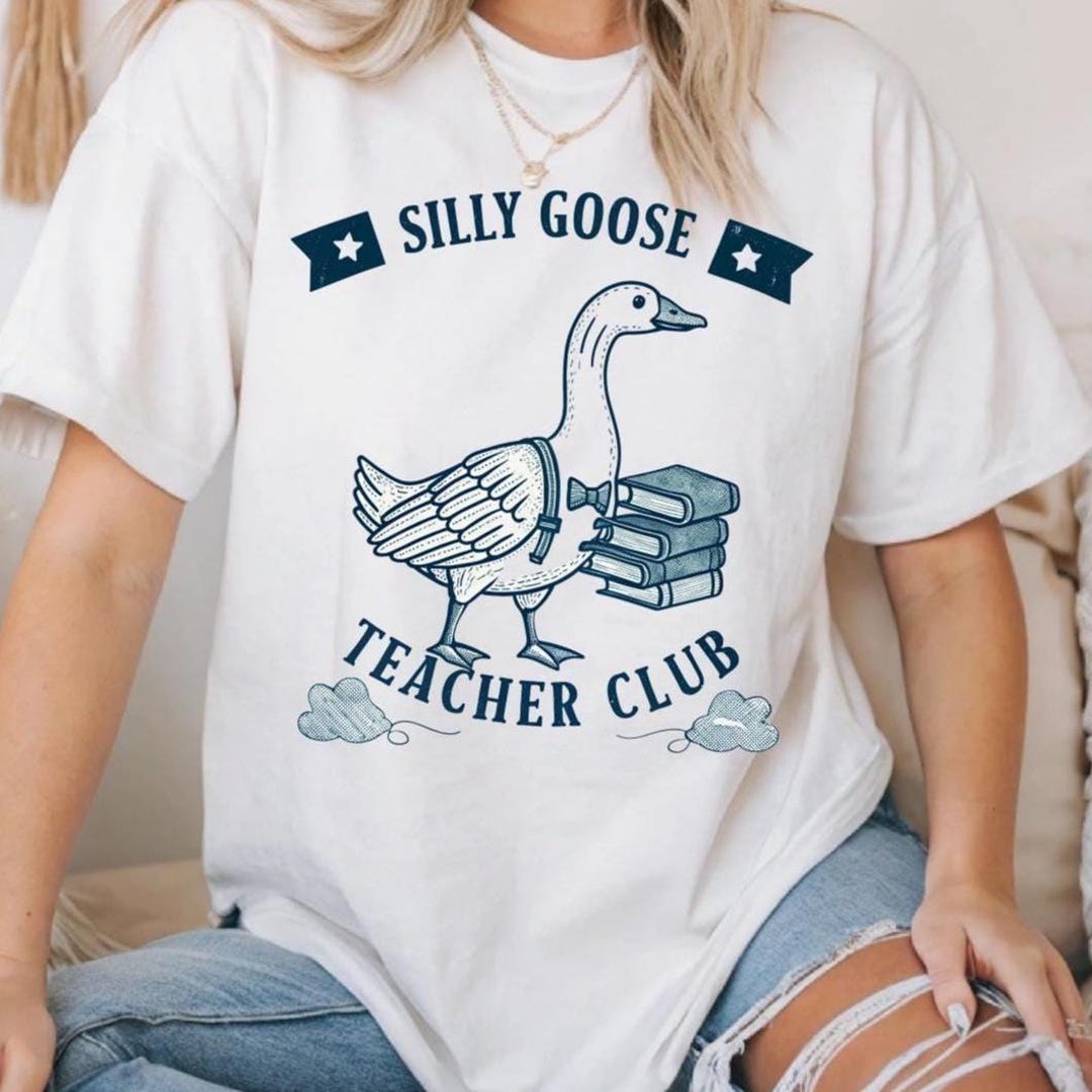 Last Day of School Teacher Goose Png, Schools Out for Summer Silly ...