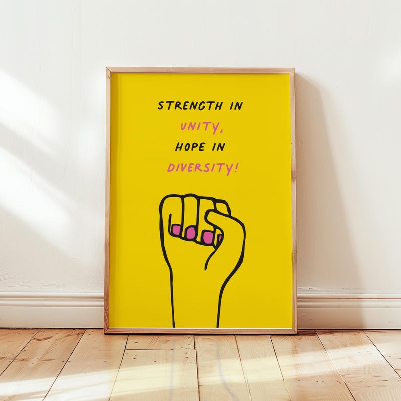 Anti Racism Posters - Etsy UK