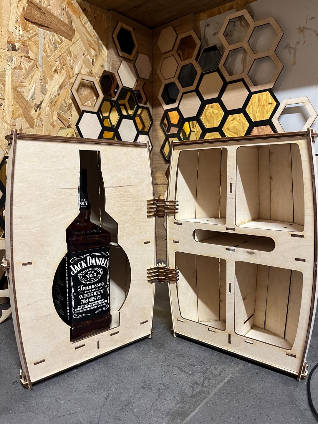 Jack Daniel's BARREL Gift Box for Whiskey - Etsy