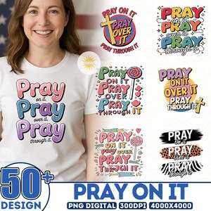 50+ Christian Prayer PNG, Religious Png Bundle, Pray on It, Pray Over ...