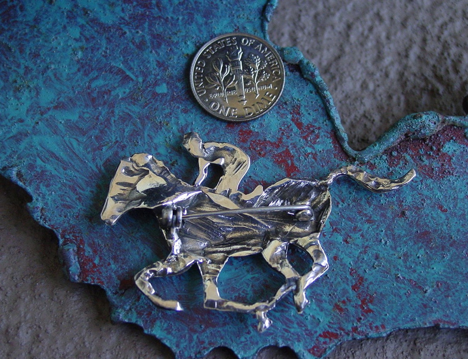 Racehorse Jewelry Jockey Pin Horse Racing Sterling Silver Equestrian ...