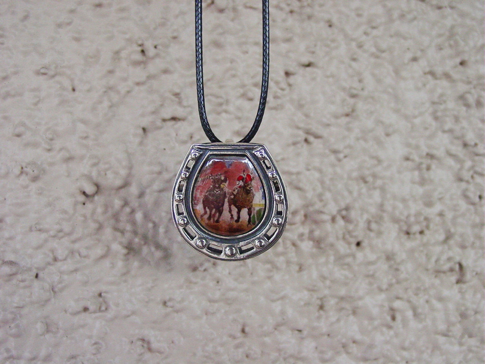 Seabiscuit Race Horse Brooch Sterling Silver Horseshoe Pin - Etsy