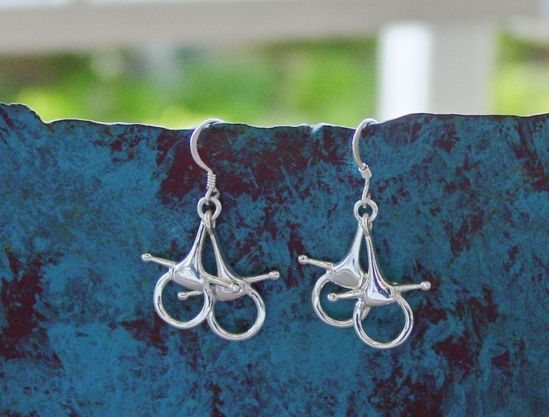 Snaffle Bit Necklace Sterling Silver with Adjustable Black | Etsy