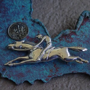 Horse Racing Brooch - Horse Race Jewelry - Jockey Pin - Longchamp Pin ...
