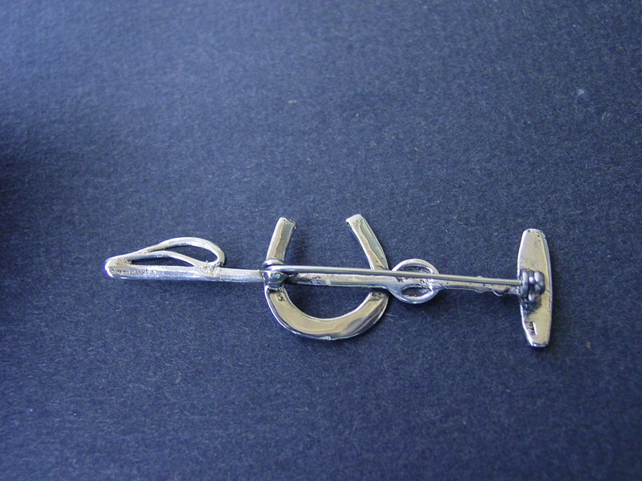 Polo Mallet Horseshoe Brooch Polo Sterling Silver Polo - Etsy