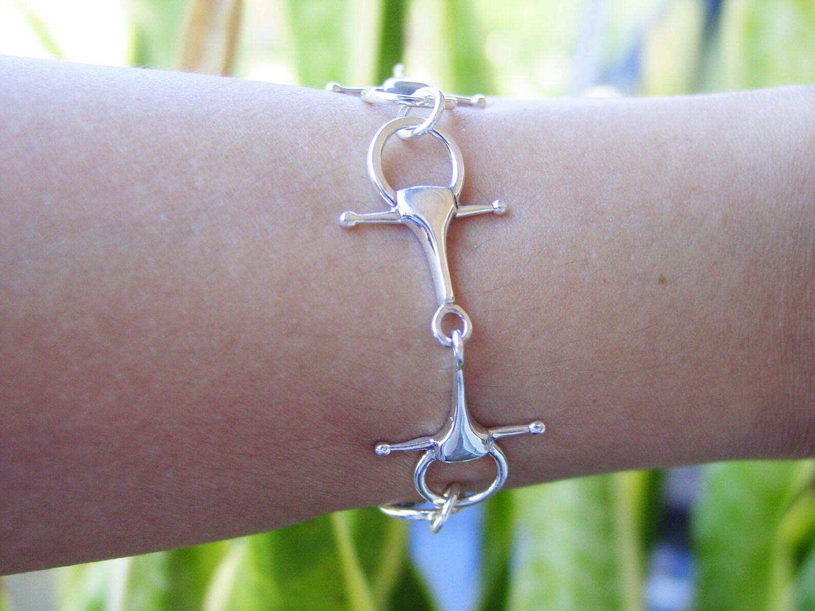 Equestrian Snaffle Bit Bracelet Horse Sterling Silver | Etsy