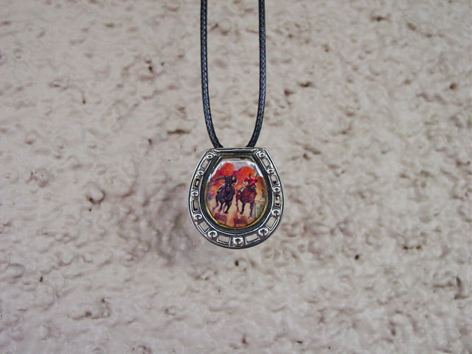 Seabiscuit Race Horse Brooch Sterling Silver Horseshoe Pin - Etsy