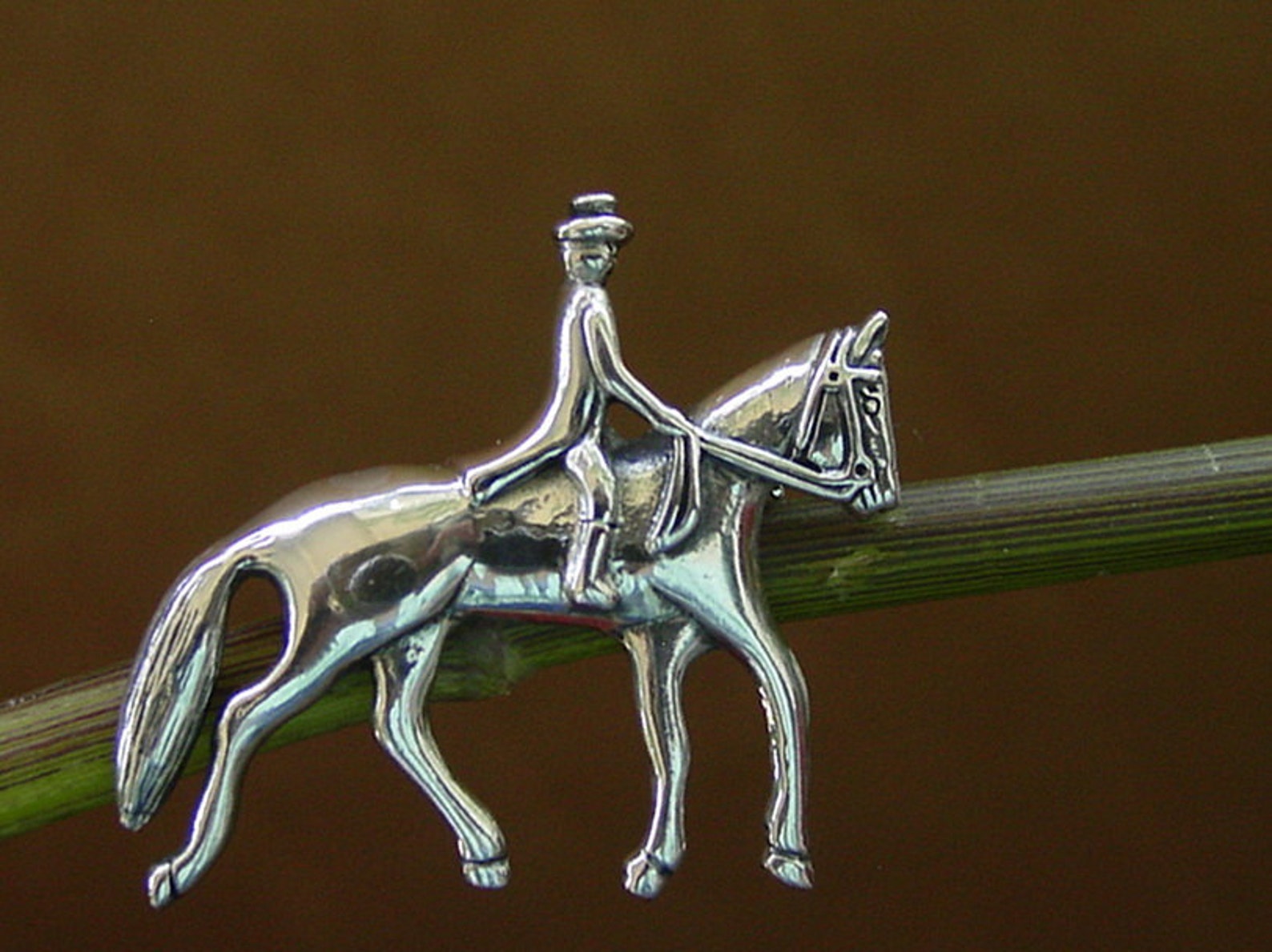 Dressage Horse Rider Pin Dressage Sterling Silver | Etsy