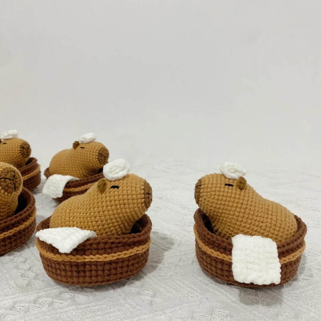 Capybara Amigurumi Crochet Pattern, Amigurumi Crochet Pattern, Crochet ...
