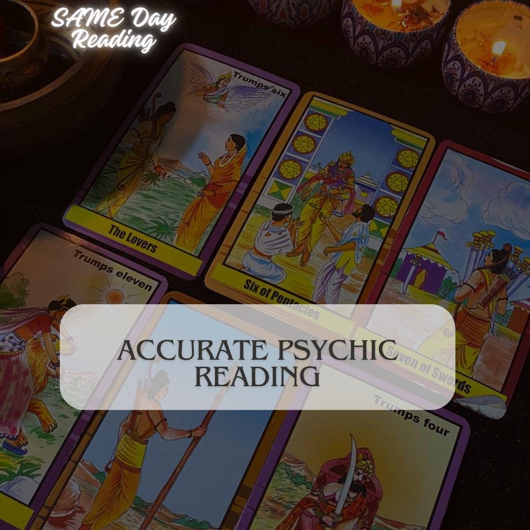 Accurate Tarot Card Psychic Reading: Love, Career, Life (same Day) - Etsy