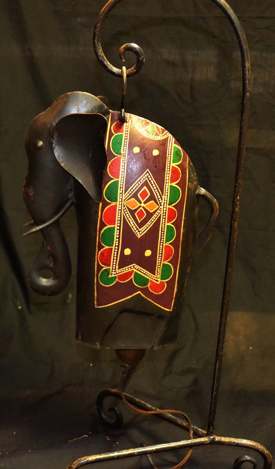 Elephant Gong With Stand - Etsy