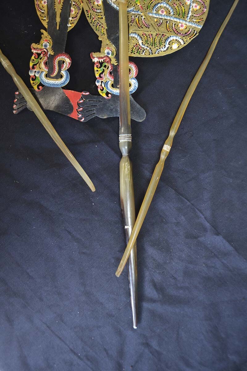 Old Indonesian Shadow Puppet Kresna krishna - Etsy