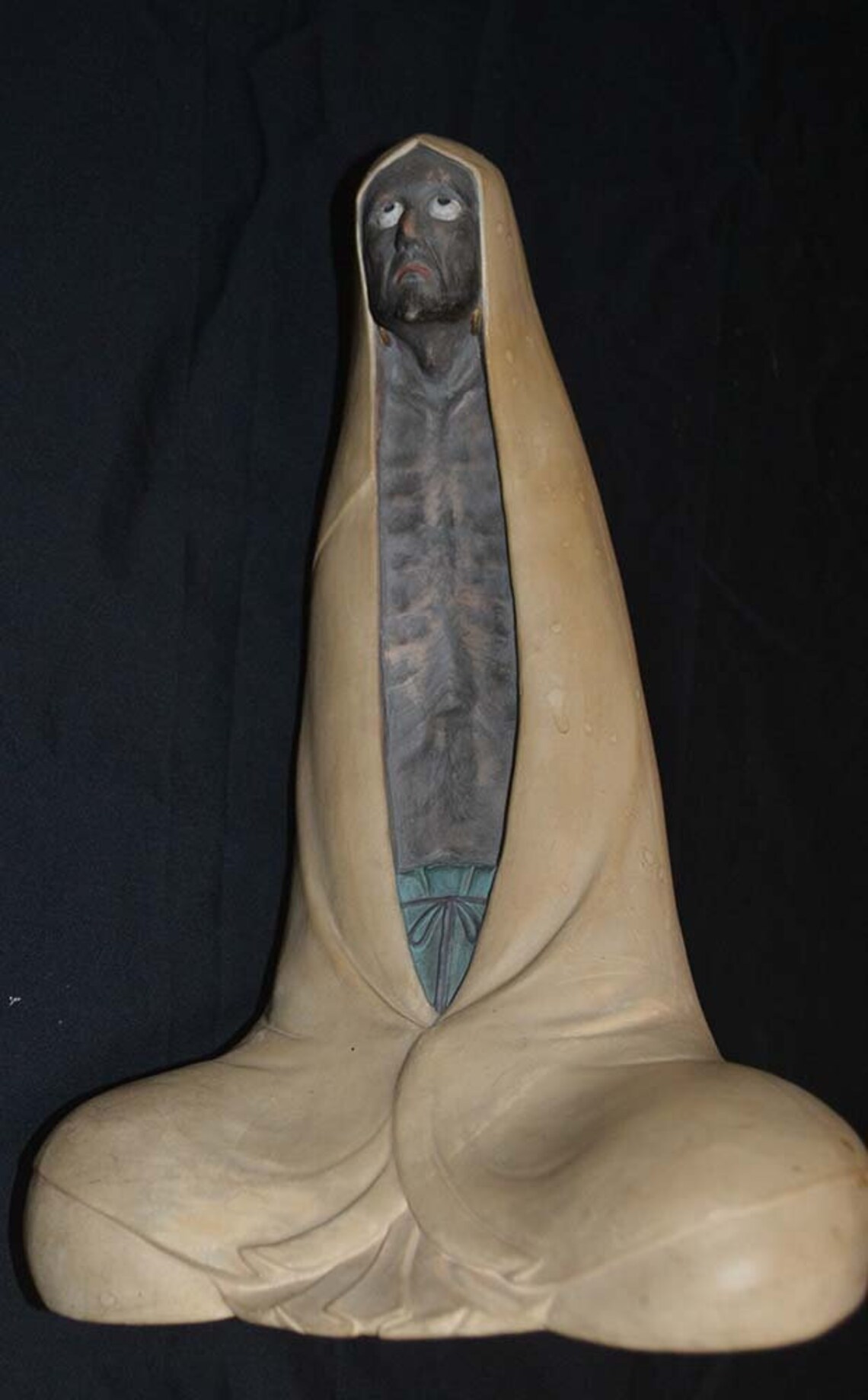 Japanese Hakata Urasaki Bodhidharma Daruna Doll, Buddhist Monk Sitting ...