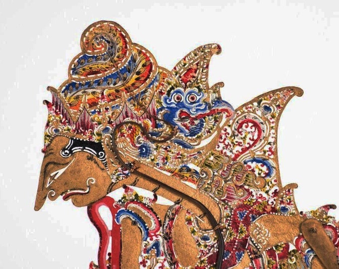 Wayang Kulit, Old, Prabu Dwararati Shadow Puppet - Etsy