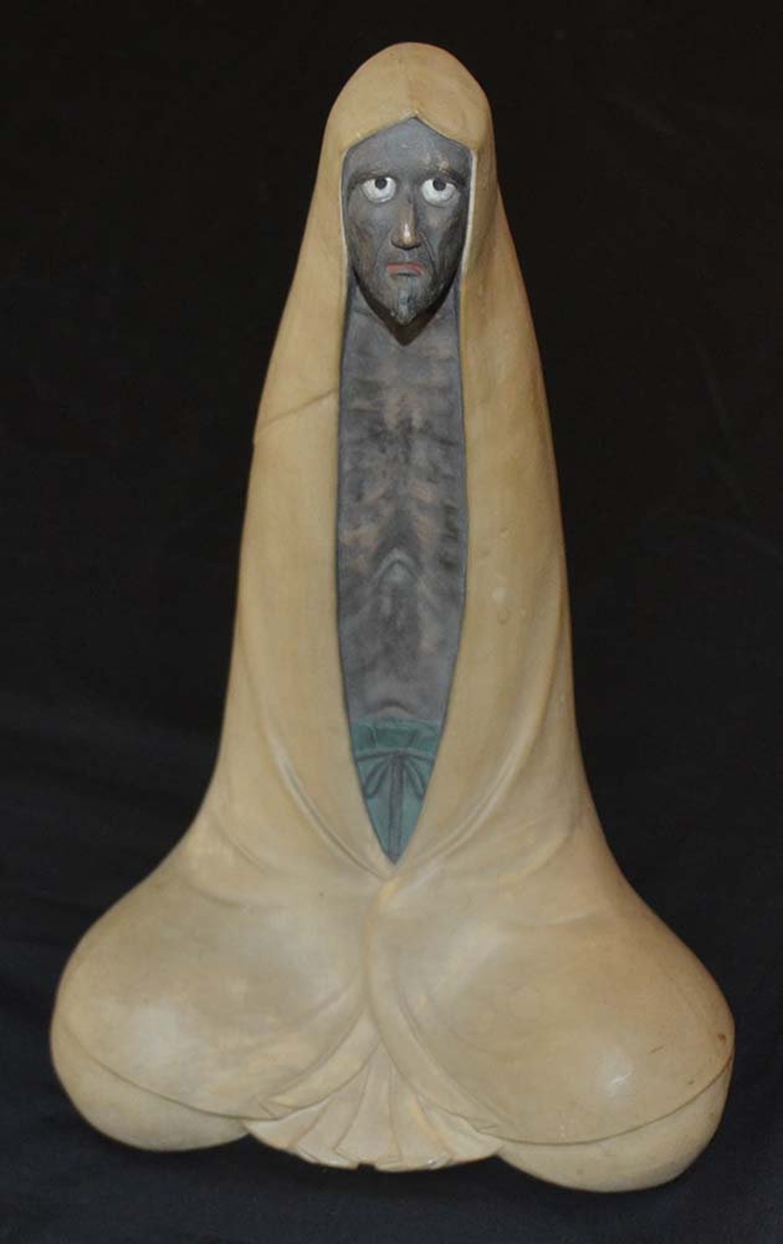 Japanese Hakata Urasaki Bodhidharma Daruna Doll, Buddhist Monk Sitting ...