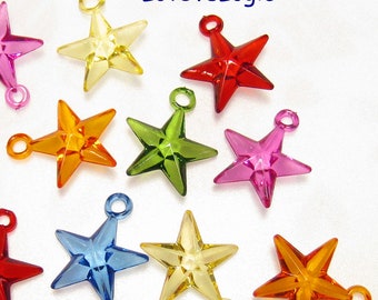 Plastic Star Charms - Etsy