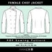 Female Chef Jacket PDF Sewing Pattern | Professional Culinary Uniform ...