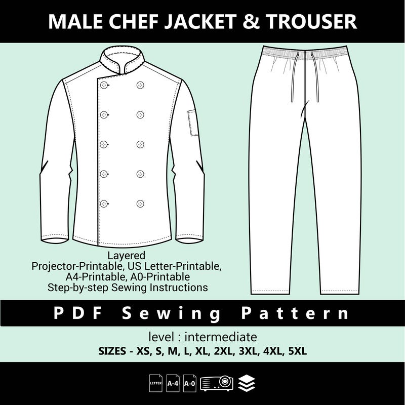 Scrub Pattern Jacket - Etsy