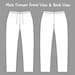 Mens Chef Jacket & Trouser Sewing Pattern | Uniform Workwear | Digital ...