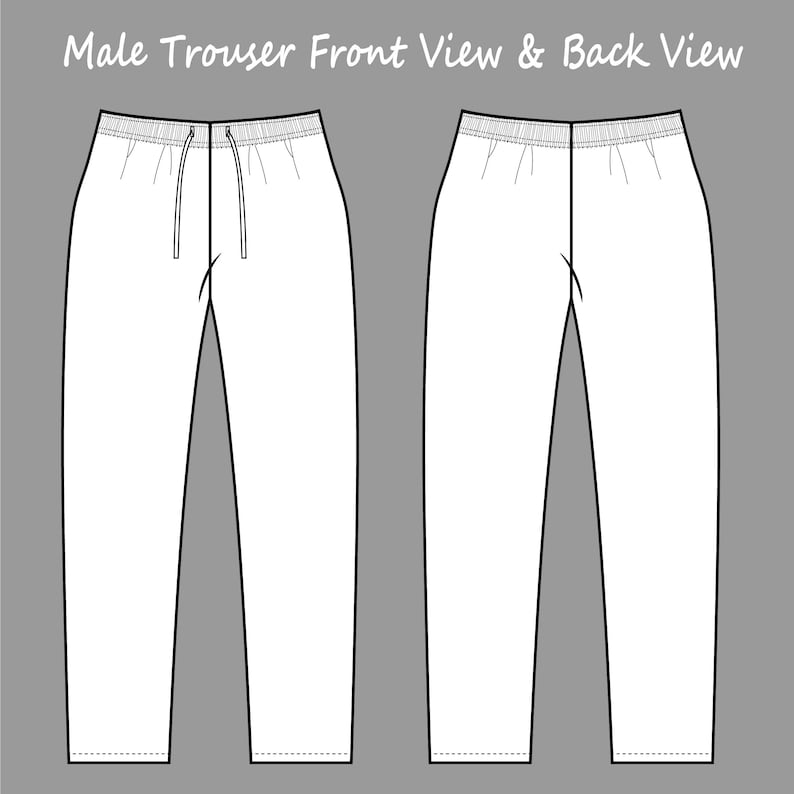 Mens Chef Jacket & Trouser Sewing Pattern | Uniform Workwear | Digital ...