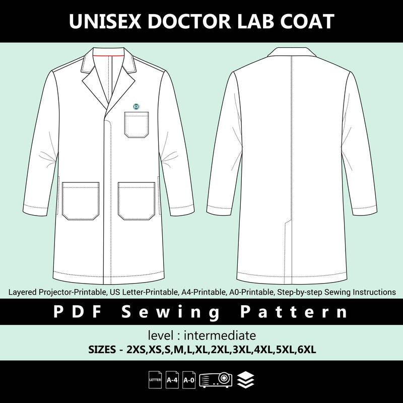 Mens Patterns Coat - Etsy