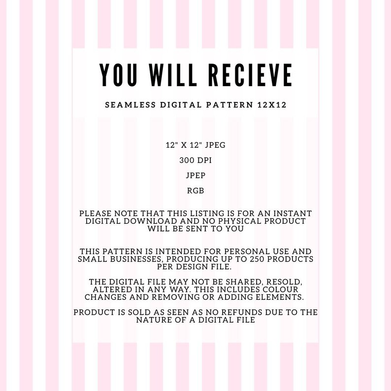 Sweets Seamless Repeat Pattern for Fabric Sublimation, Digital Prints ...