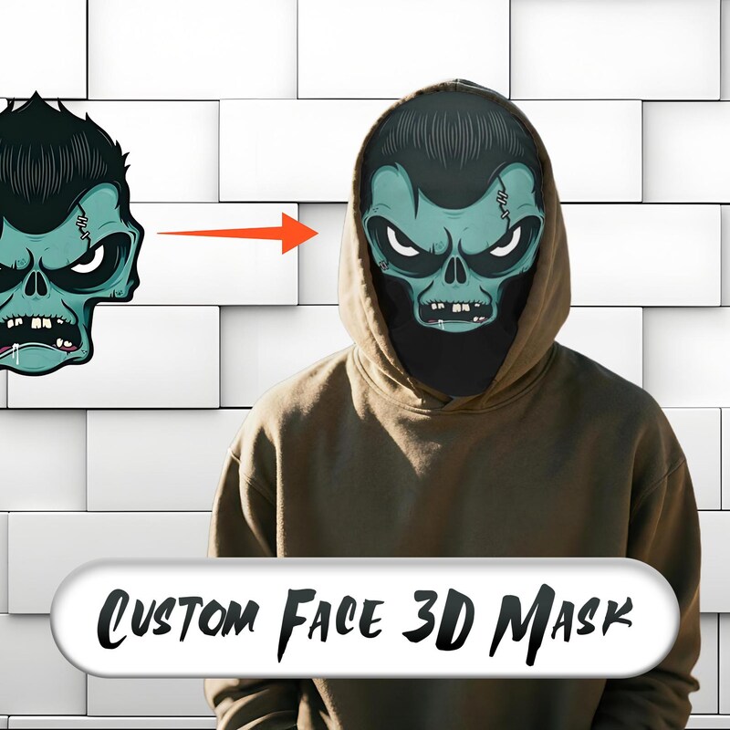 Funny Face Mask - Etsy