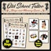 Old School Tattoo Bingo & Memory Game: Vintage Flash Printable (PDF ...
