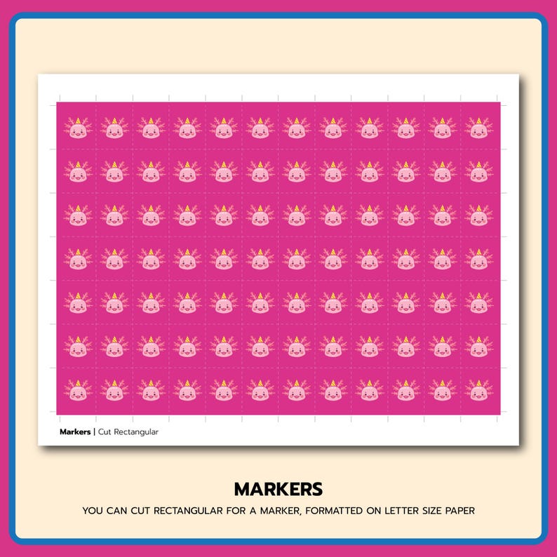 Axolotl Bingo & Memory Game Set 2 – Kids Printable Activity (PDF) - Etsy