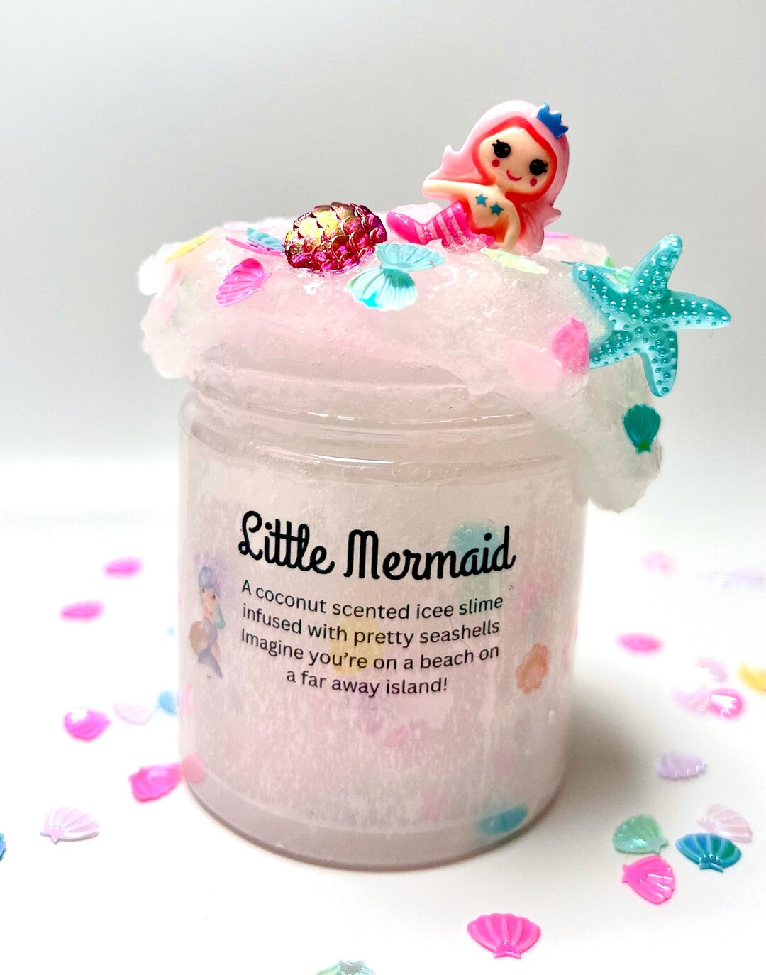 Little Mermaid Icee Scented Slime - Creative Play and Stress Relief ...
