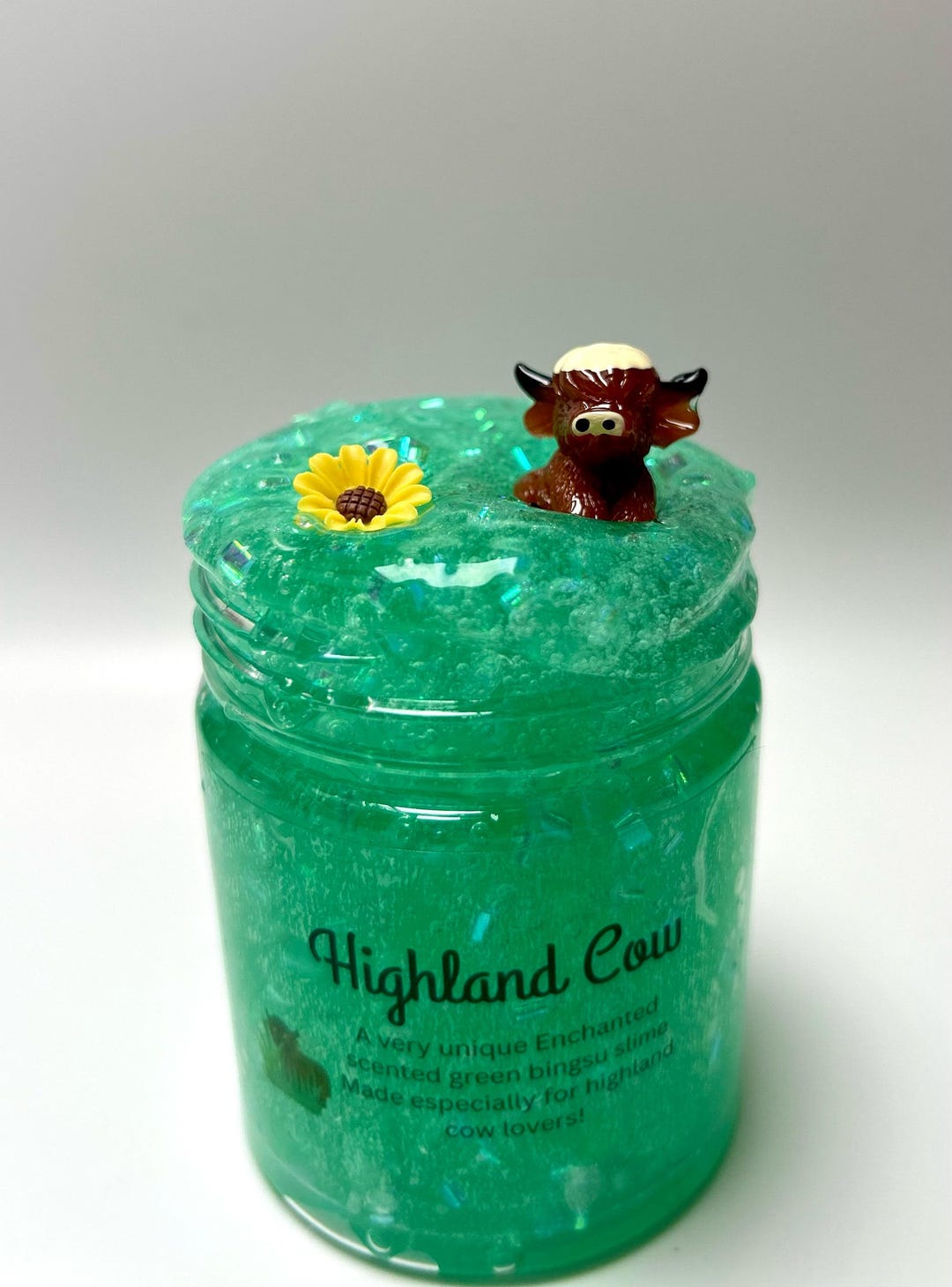 Highland Cow- Scented Slime. Uk Shop - Handmade Scented Slime for ...