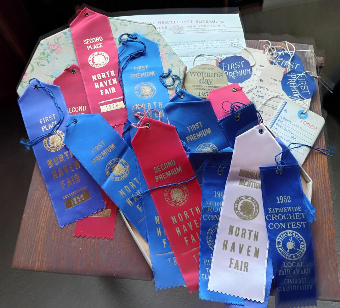 Vintage Prize Ribbon Lot – 1950s-70s North Haven Fair, Ephemera - Etsy