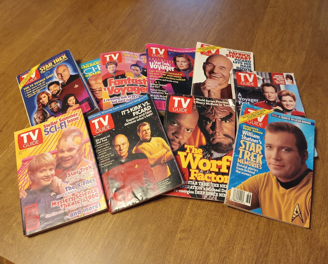 Pick From Vintage TV Guide Magazines Star Trek Ephemera Shatner Kirk ...