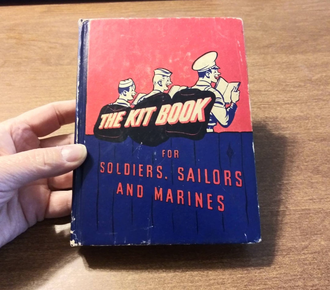 Vintage 1943 WWII Book: the Kit Book for Soldiers, Sailors, Marines - Etsy