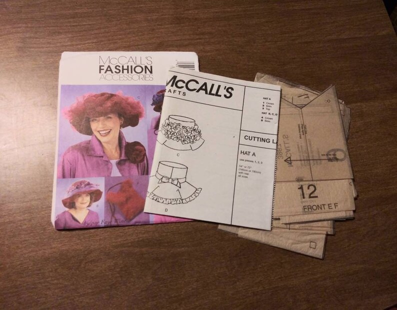 Sewing Pattern Mccall's Fashion Accessories 3987 for Four | Etsy