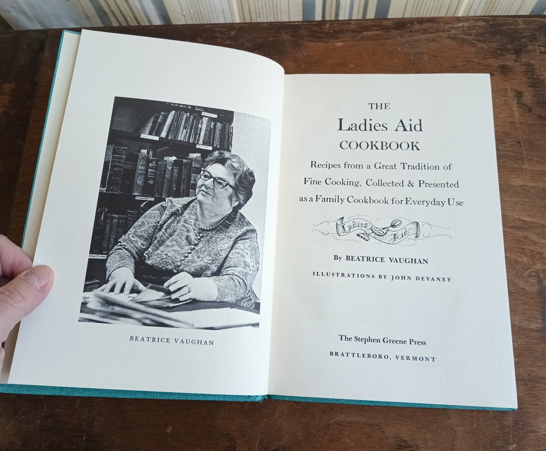 Vintage Family Cookbook – the Ladies Aid Cookbook, 1971 VT - Etsy