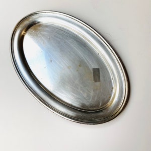 Vintage Small Silver Trays Assorted Oval Rectangle Silver Plated ...