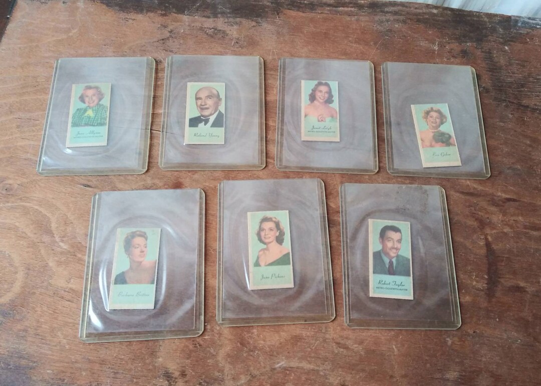 Vintage Movie Star Trading Card, 1940s Engrave-o-tints Collectible - Etsy
