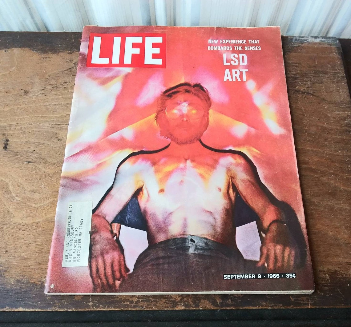 Vintage Life Magazine September 9 1966 LSD Art Psychedelic Art | Etsy
