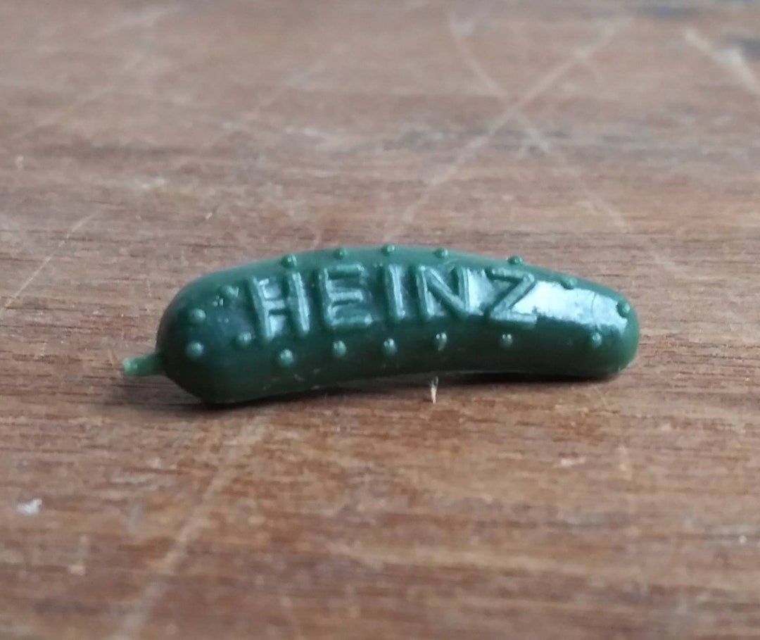 Vintage Heinz Pickle Pin Green Pickle Brooch Made in Hong Kong H.J ...