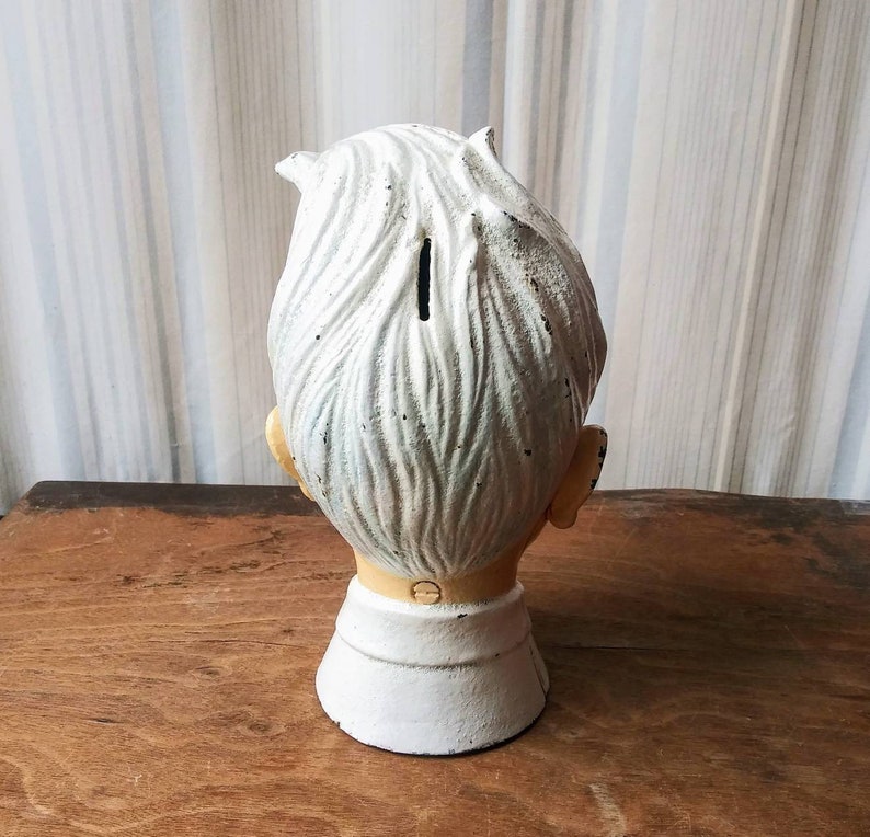 Vintage Cast Iron Coca Cola Bank Sprite Boy Coke Pixie | Etsy