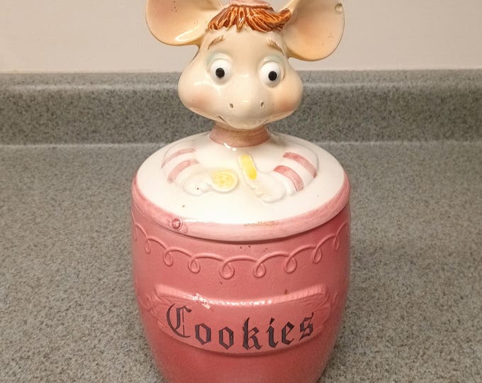 Vintage Cookie Jar Topo Gigio Mouse Cookie Jar Ed Sullivan Show ...