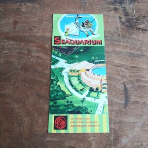 Vintage Seaquarium Brochure Miami Florida Travel Memorabilia - Map ...