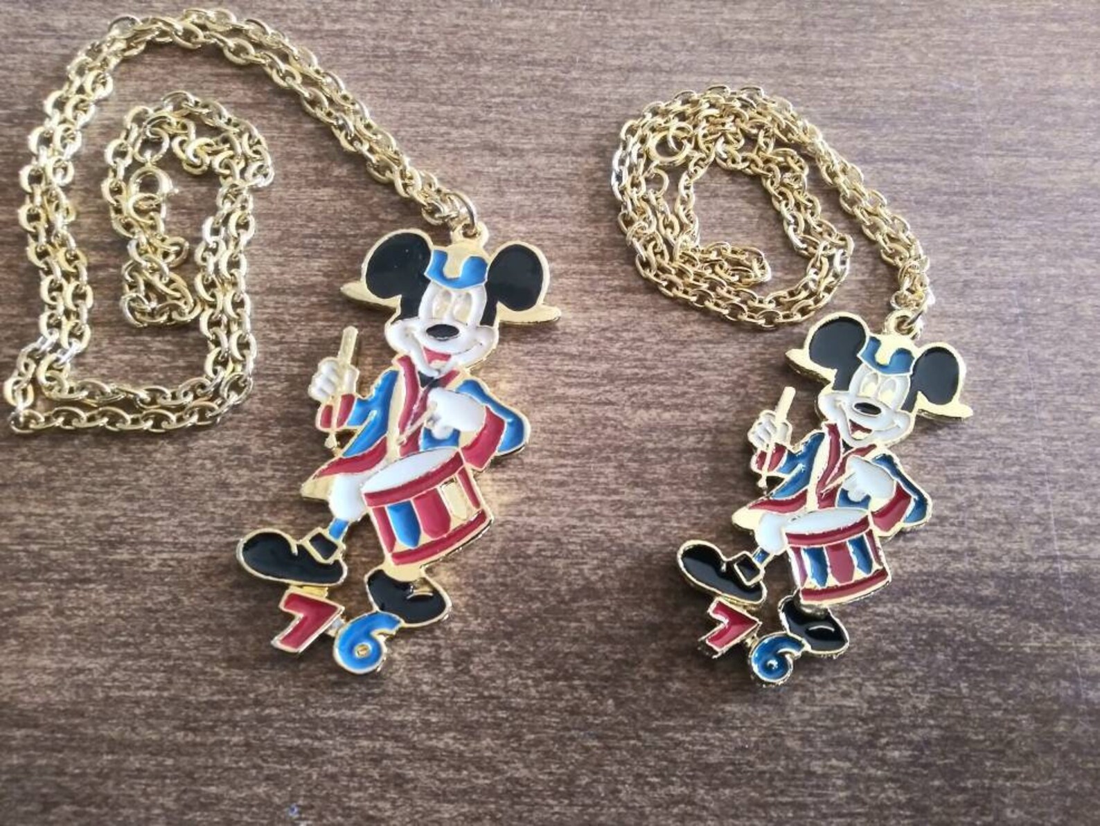 Vintage 1976 Bicentennial Mickey Mouse Charm Necklace CHOOSE - Etsy