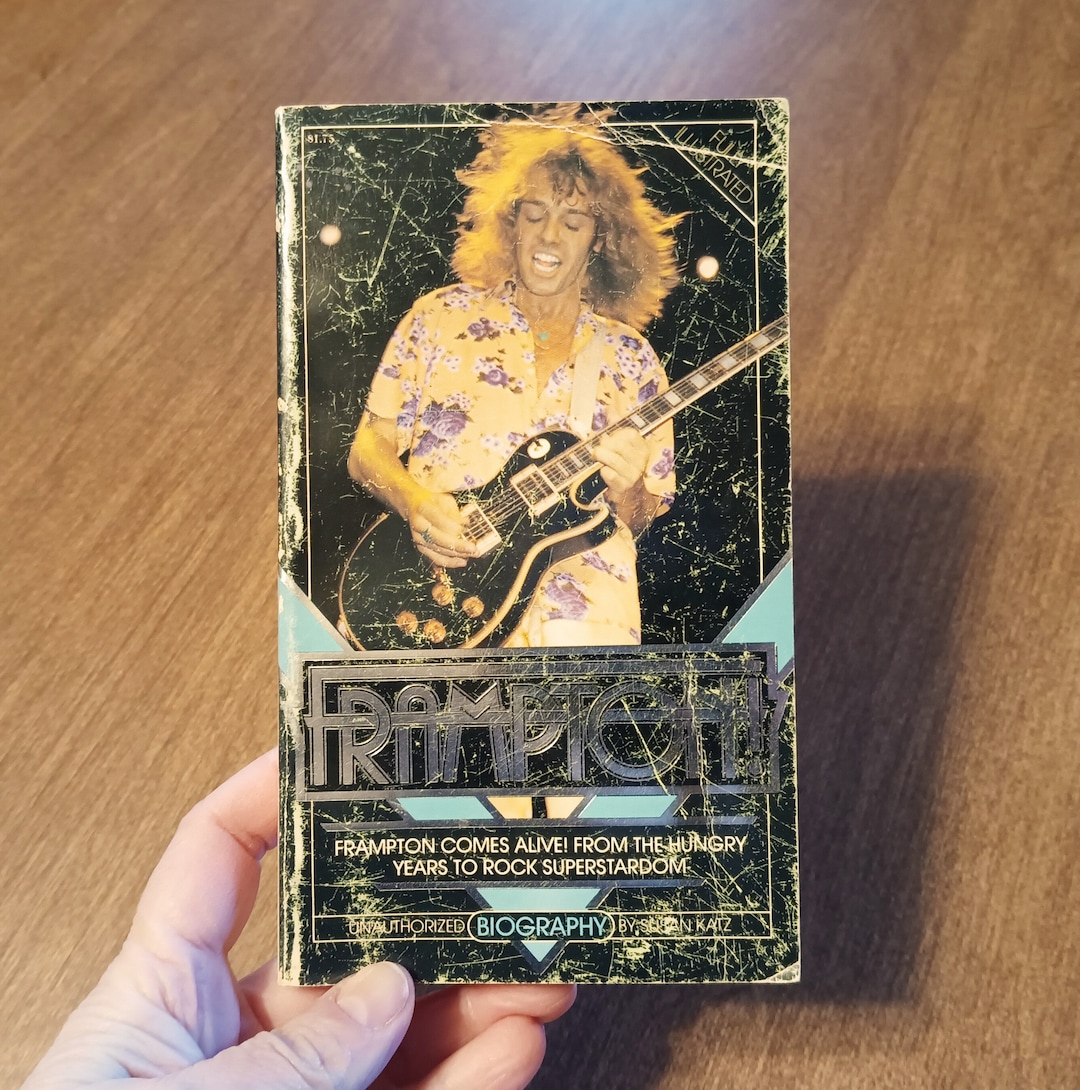 Vintage Book Peter Frampton Biography Frampton Comes Alive 1978 Rock ...