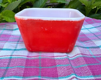 Vintage Pyrex Red Refrigerator Dish 501-B With Clear Glass Lid 501-C - Etsy